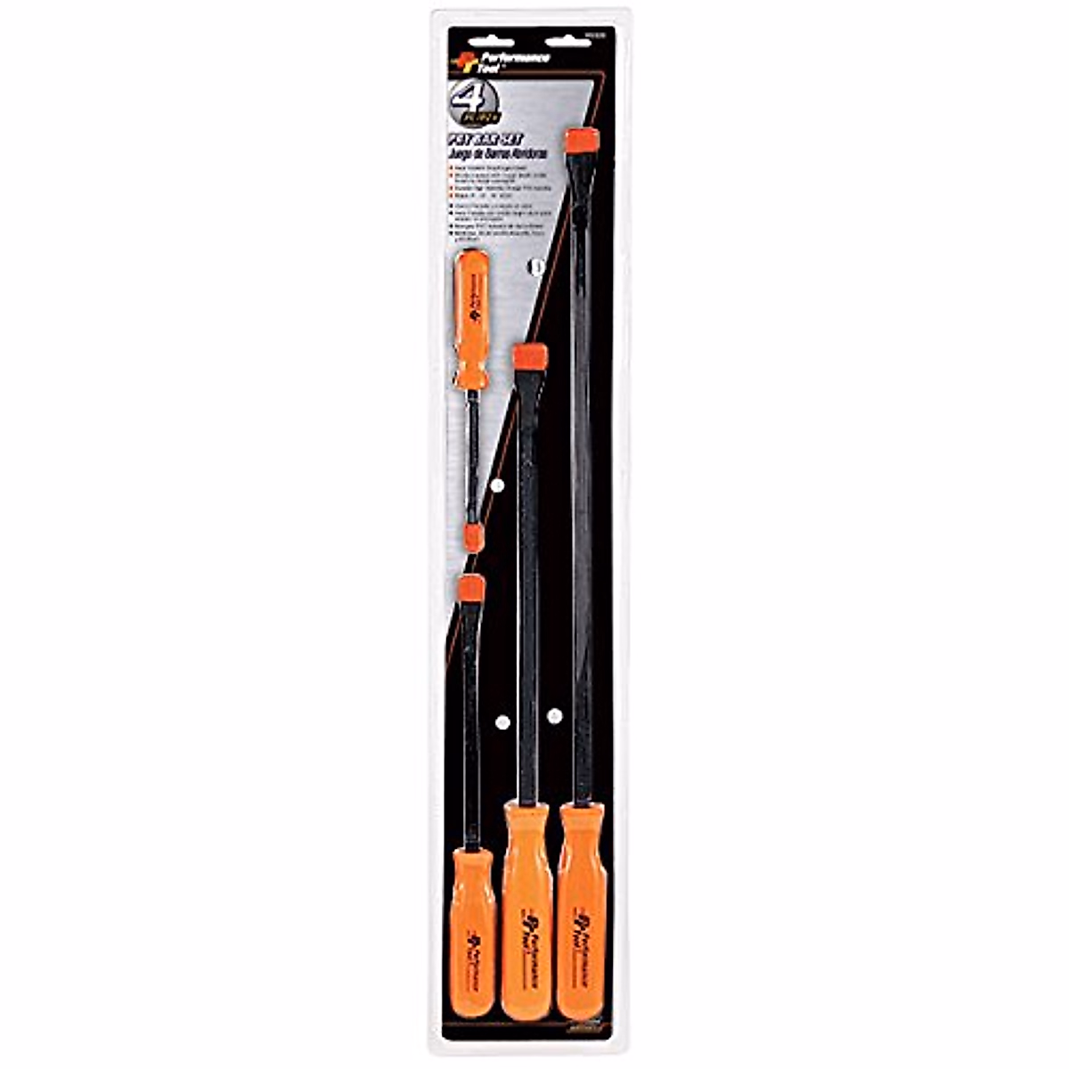 Performance Tool W2020 Pry Bar Set, 4-Piece