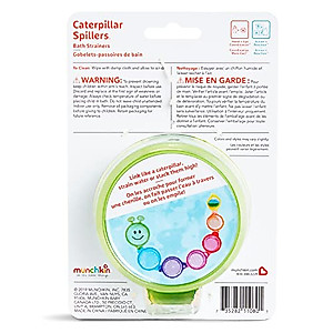 Munchkin® Caterpillar Spillers™ Stacking and Straining Cups Baby and Toddler Bath Toy
