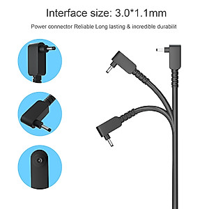 19V 2.37A 45W AC Adapter Laptop Charger for Acer Aspire 5 A515-44 A515-46 A515-54 A515-55 A515-56 A517-52 A515-56-32DK A515-46-R3UB 55-56UK Acer Chromebook R11 Series A13-045N2A PA-1450-26 Power Cord