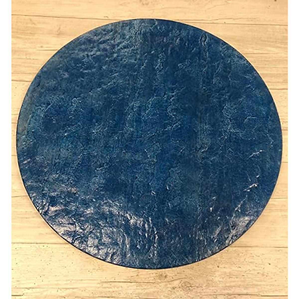 Concrete Cement Lazy Susan Unique, Hand Crafted, Gray, Turntable, 360 Degree Swivel, Made in The USA, Home Decor by Concrete Resurrection (Pacific 18.25")