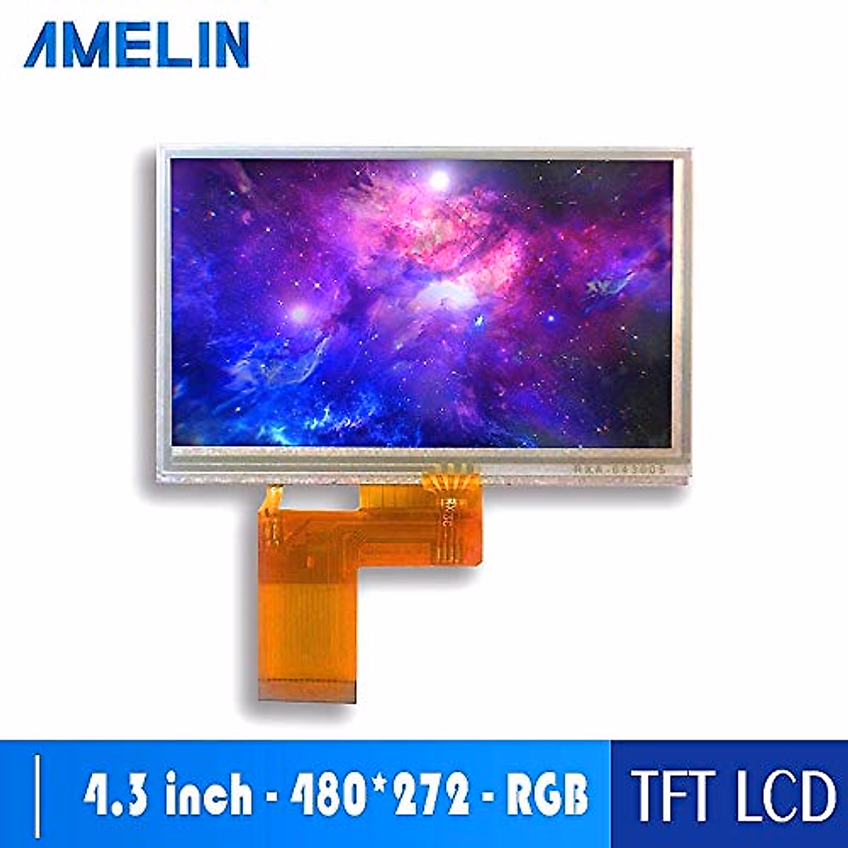 SANZAMELIN 4.3 inch TFT LCD Display IPS Model 480x272 Resolution RGB Interface with resistive Touch Screen