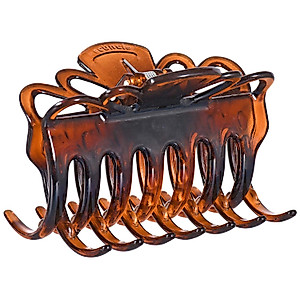 Scunci No Slip Crown Clip For Thick Hair Colors May Vary , 3 Count (Pack of 1)