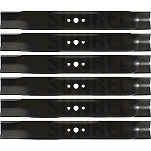 (6 Pack) Premium Medium Lift Replacement XHT Lawn Mower Blade Fits Husqvarna 204114884 | 20" x 2.5" / 0.625" Hole