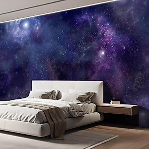 wall26 - Deep Space Wide Background Website Header - Removable Wall Mural | Self-Adhesive Large Wallpaper - 66x96 inches