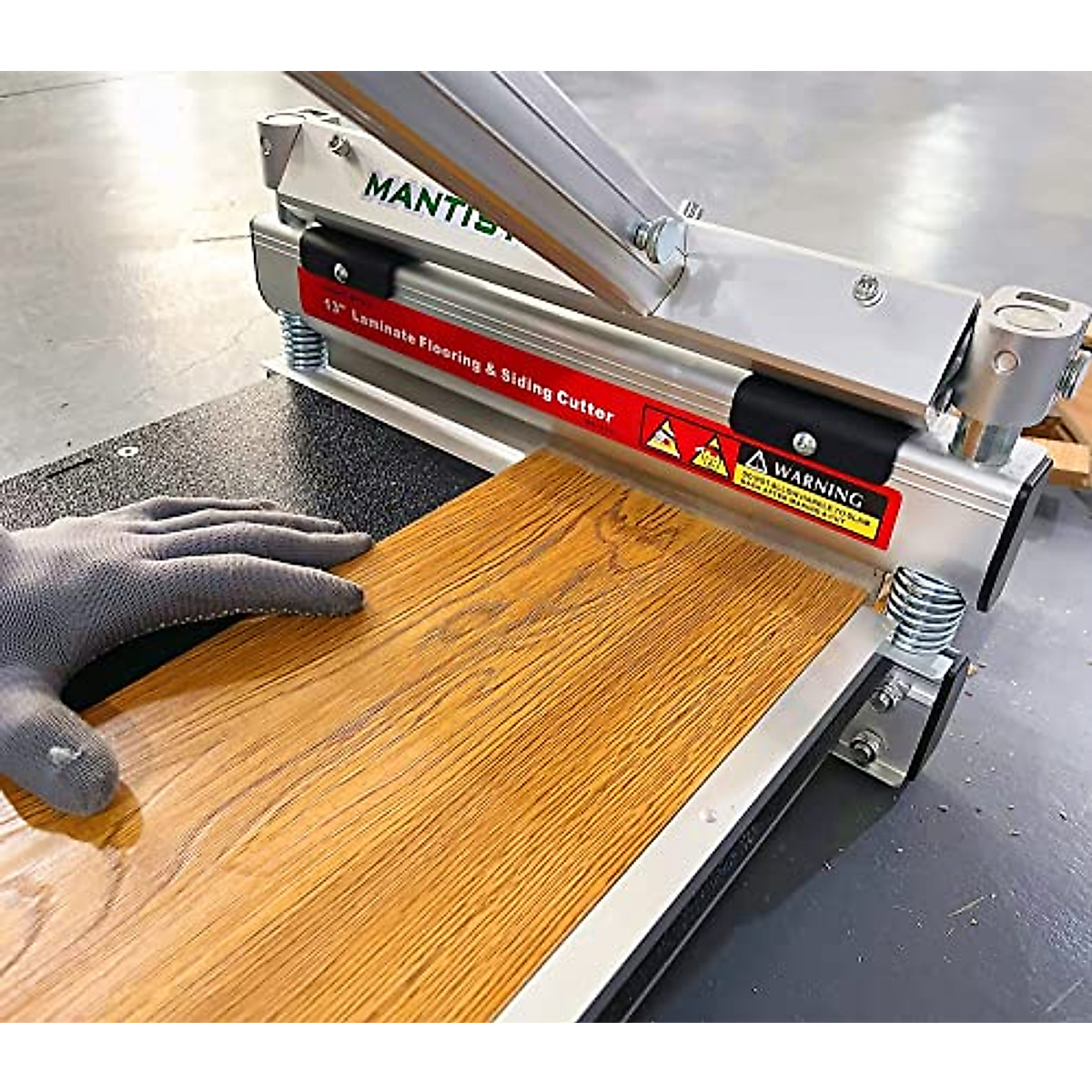 MANTISTOL MC-330 13'' Pro Laminate Floor Cutter with Installation Kit For Multi-layer floor, Laminate, LVP & More; Best Buy It !