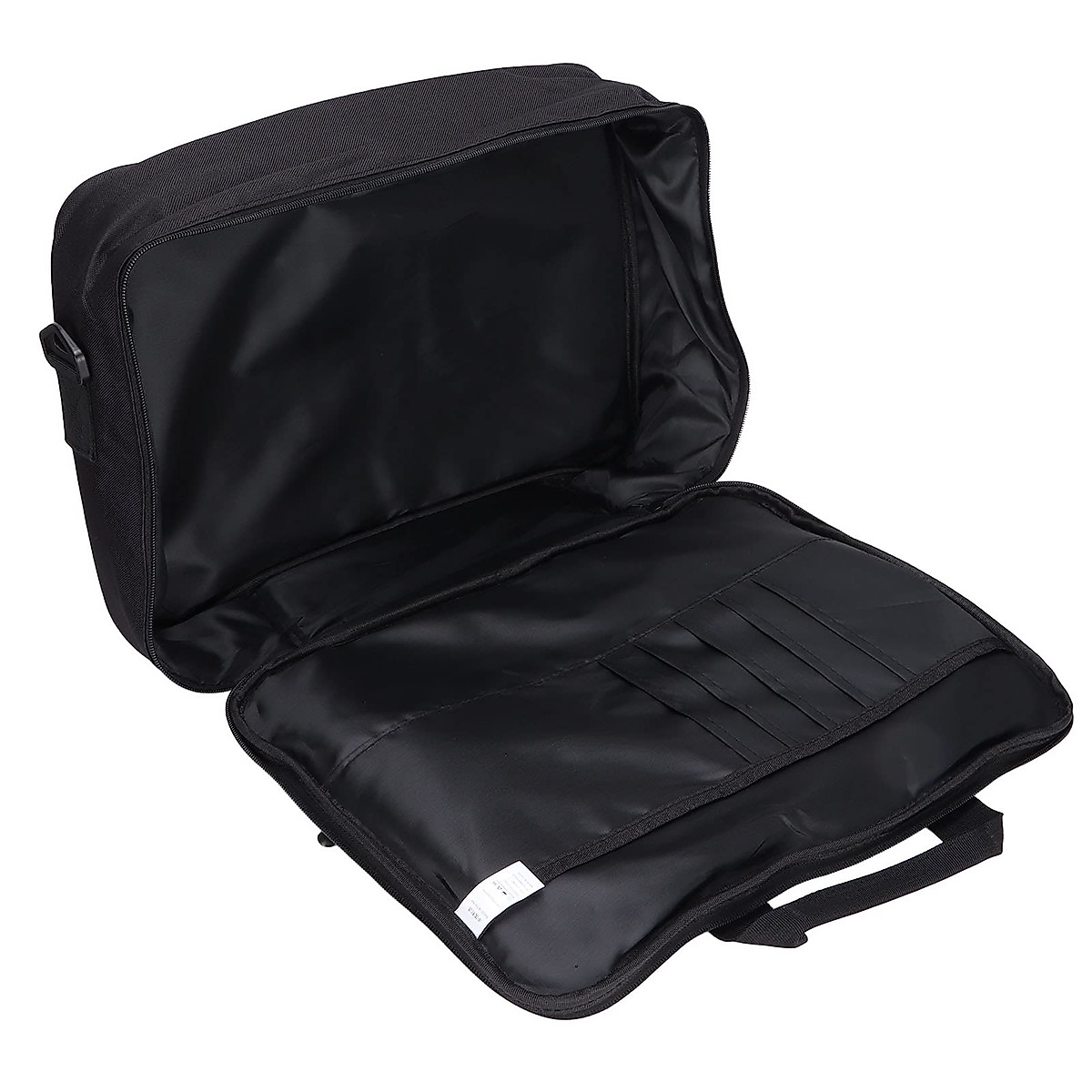 ASHATA Portable Travel Carrying Bag for PS5, Large Capacity Protective Console Case with Adjustable Shoulder Strap and Flared Pad for Games Controller(Blue Black)