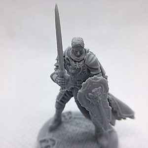 Fantasy Minis 28mm Royal Knight Miniature for Tabletop RPG (D&D, DND, Dungeons and Dragons, Pathfinder, Frostgrave)