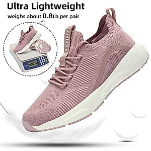 ZOOMCO Women's Walking Sneakers Running Shoes Slip On Workout Lightweight Tennis Memory Foam Shoes for Gym Sport Travel