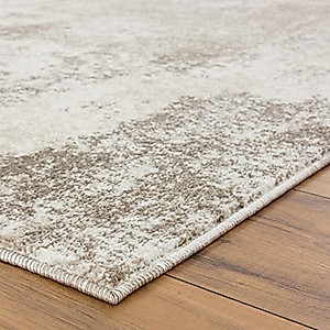 LUXE WEAVERS Tower Hill Abstract Beige 5x7 Area Rug