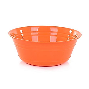 Mintra Home Snack Bowls (Large 2pk (4L), Orange)