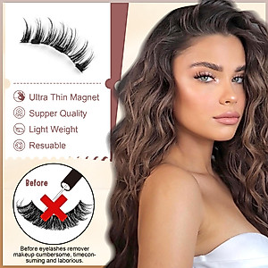 wiwoseo False Eyelashes Russian Strip Lashes D Curly Wispy Fluffy Eyelashes Russian Volume 3D Effect 13MM 15MM Faux Mink Lashes 20 Pairs Pack Crossing Eyelashes