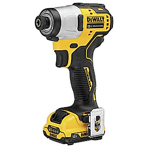 DEWALT XTREME 12V MAX* Impact Driver Kit, 1/4-Inch (DCF801F2)