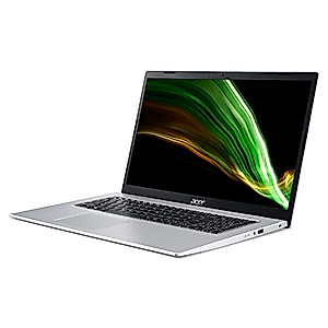 Acer Aspire 3 17 Business Laptop 17.3" FHD IPS ComfyView Display 11th Gen Intel Quad-Core i5-1135G7 (Beats i7-10710U) 8GB RAM 256GB SSD Intel Iris Xe Graphics Webcam Win10 Silver + HDMI Cable