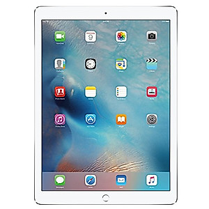 Apple iPad Pro (128GB, Wi-Fi, Silver) 12.9in Tablet (Renewed)