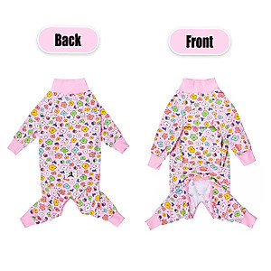 Axcimond Dog Surgery Recovery Suit Dog Onesies for Large Dogs Spayed Dog Recovery Suit Dog Cone Alternative After Surgery Abdominal Wounds Protector Dog Bodysuit for Medium Large Dogs Pajamas