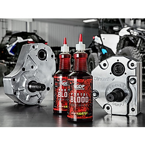 SuperATV.com Portal Blood | High Performance Portal Gear Oil | Designed for UTV/ATV Portal Gear Lifts | Lasts up to 4 Times Longer Than Other Gear Oil | One 32 OZ Bottle | Lowers Operating Temperature