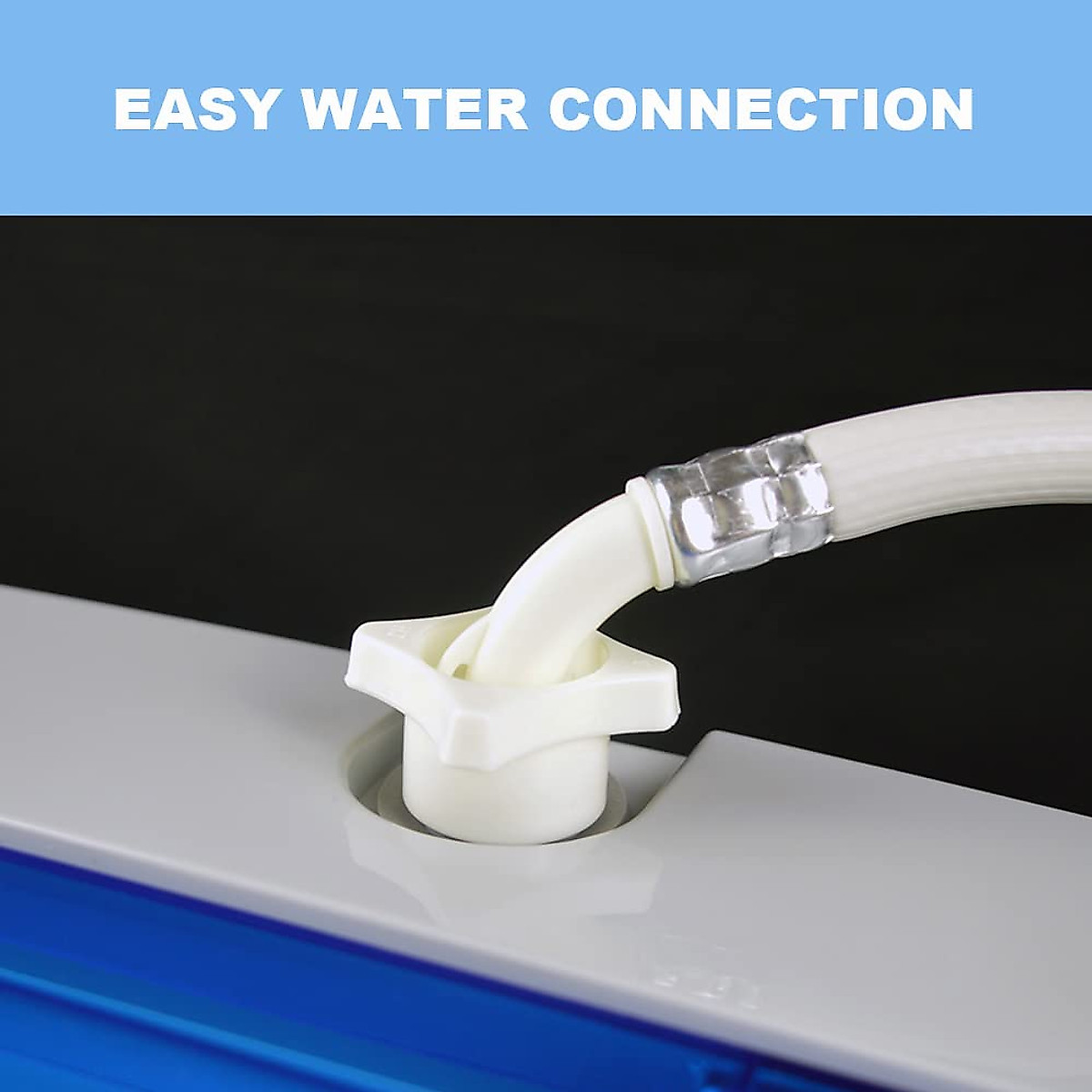 Panda Portable Washing Machine 10 LBS Load Volume, Fully Automatic 1.34 Cu.ft Laundry Washer with Built-in Drain Pump, Top Load Clothes Washer for Apartment and Household