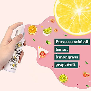 Clean-n-Fresh Toilet Spray, 7 Fl.oz Poo Spray | Up to 800+ Uses, 100% Natural Plant Essential Oil Citrus Scent, Bathroom Deodorizer…