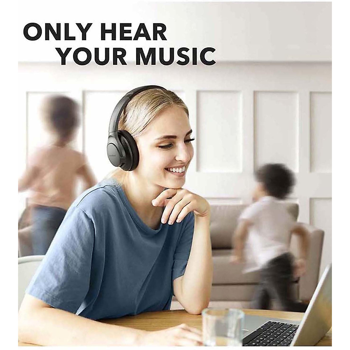 Soundcore by Anker AeroFit Pro Open-Ear Headphones with Life Q20 Noise Cancelling Headphones, Ultra-Comfort, Secure Fit, Ergonomic Design, Rich Sound with LDAC, IPX5 Water-Resistant, 46H Playtime