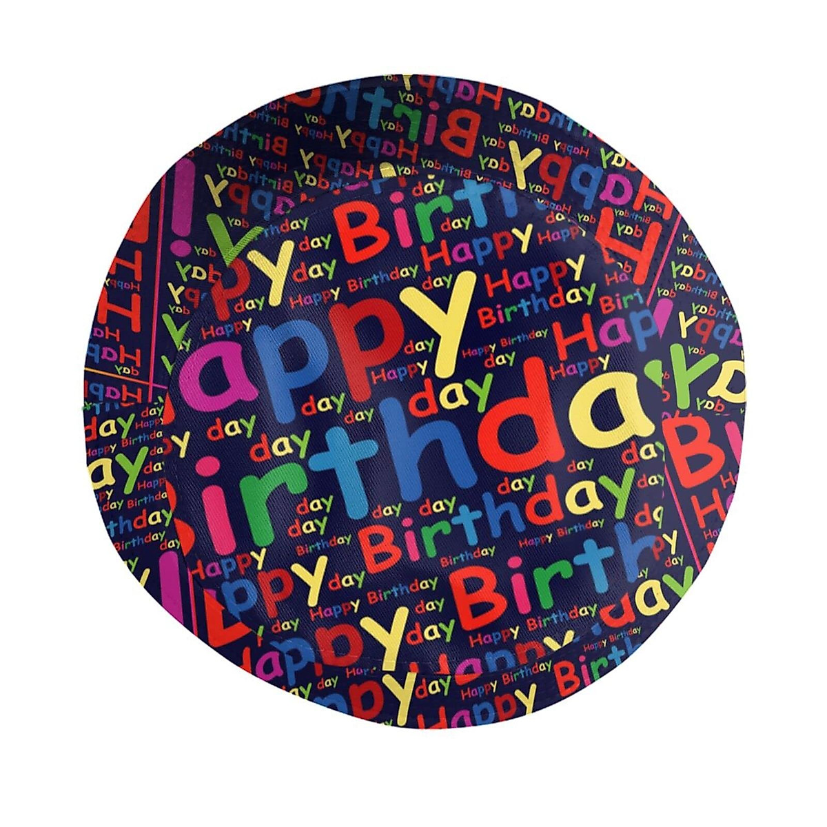 Happy Birthday Bucket Hat Fisherman Hat Beach Travel Sun Hat Outdoor Cap for Unisex Men Women