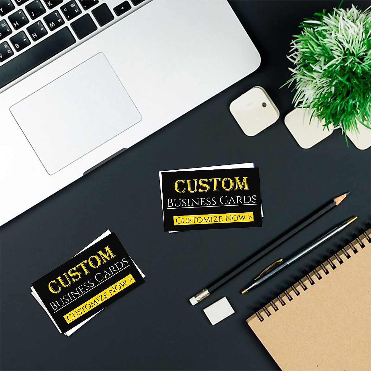 Custom Business Cards Personalized Business Cards for Small Business 300gsm Matte Paper Front & Back Sides Printed 3.5" x 2" - Custom Business Cards