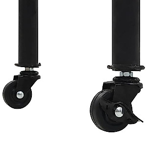 QJBSAVVA Console Table with Castors 39.4"x13"x31.5" Solid Wood Fir,Large Space Dresser Entry Tables Narrow end Table Couch Table Suitable for Home, Office, Bedroom, Meeting Room