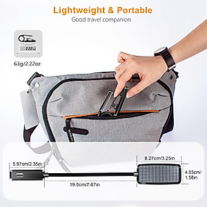 Gritin 9 LED Rechargeable Book Light for Reading in Bed - Eye Caring 3 Color Temperatures,Stepless Dimming Brightness,12+Hrs Runtime Small Lightweight Clip On Book Reading Light for Kids,Studying