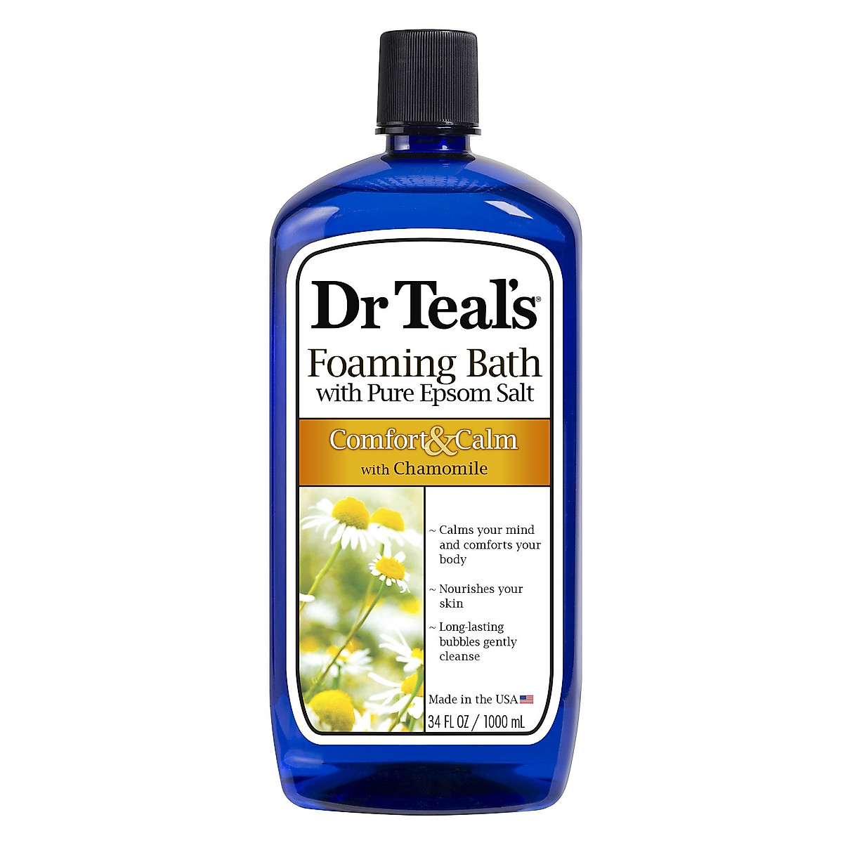 Dr Teal's Foaming Bath, Chamomile, 34 Fl Oz (Packaging May Vary)