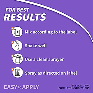 Bonide Eight Insect Control Vegetable, Fruit & Flower, 32 oz Concentrate Long Lasting Insecticide for Beetles and More