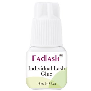 Individual Lash Glue FADLASH Cluster Lash Glue 2-3S Dry Time 7-15 Days Retention DIY Lash Extension Glue Self Application Sensitive Lash Cluster Glue Black 5ml (DIY/Cluster Lashes Use Only)