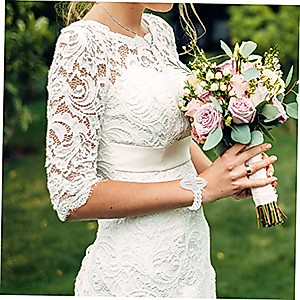 ARTIBETTER 20 Pcs Bridal Wrist Pearls Pearl Bracelets Stretch Bracelet String Wrist Corsage for Prom Wedding Corsages Bracelet Wedding Wrist Corsages Elastic Bracelets Corsage Wristlet Band