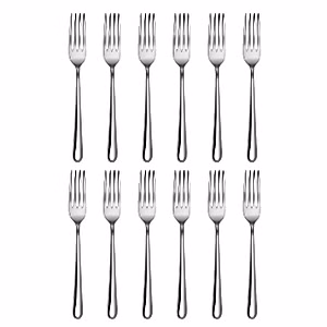 Artaste 539984 Rain II Forged 18/10 Stainless Steel Dinner Fork, 8.25-Inch, Set of 12