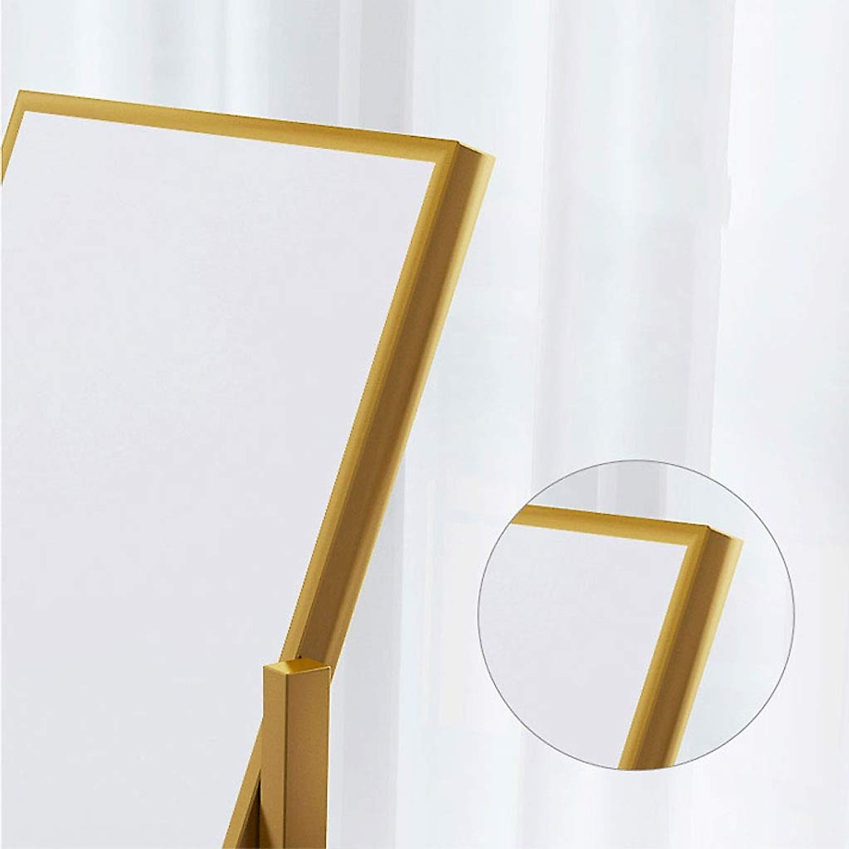 DYPASA Vanity Mirror Square Makeup Mirror Desktop Vanity Mirror Folding Beauty Mirror Double-Sided Adjustable Desktop Makeup Mirror (Large) Household Cosmetic Mirror