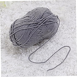 Fuzzy Yarn Cotton Line Blanket Yarn White Yarn Simple Doll Frosting Suite Dark Grey Knitting Yarn Cone Yarn Kit Fuzzy Yarn Knitting Yarn Cotton Yarn Acrylic Yarn Simply Soft Yarn