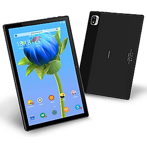 DUODUOGO Tablet 10 inch, Octa core Android Tablet with 10GB+64GB/1 TB Expansion, 5G WiFi, 5MP Dual Camera, 6000mAh, Split-Screen, Widevine L1, 10 inch Tablet PC - Black