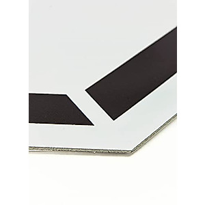 FloorPops 9" x 10.4" Coltrane Peel & Stick Hexagon Vinyl Floor Tiles (10 Tiles), (4.5 sqft/Carton), Off-White