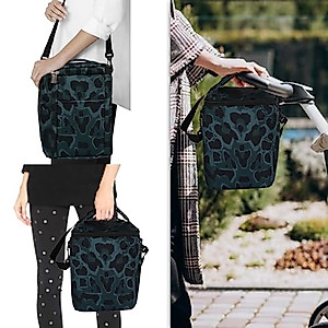 Flawless Decor Breastmilk Cooler Bag with Ice Pack Baby Bottle Cooler Bag Fits 4 Baby Bottles Up to 9 Ounce Insulated Bottle Bag for Baby Milk Breast Milk Cooler for Daycare Travel Storage