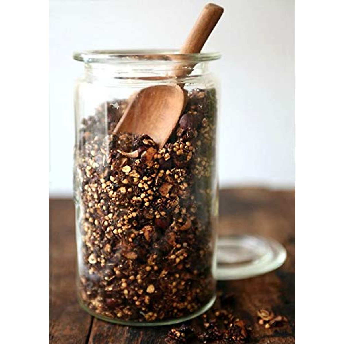 Weck Glass Jar 782-1-Liter Sturdy Cylindrical Glass Jars with Glass Lids - Weck Jars for Canning, Baking, and Storing Spice - Easy to Wash & Microwave Safe - Wide Mouth Canning Jars - Pack of 2 Jars