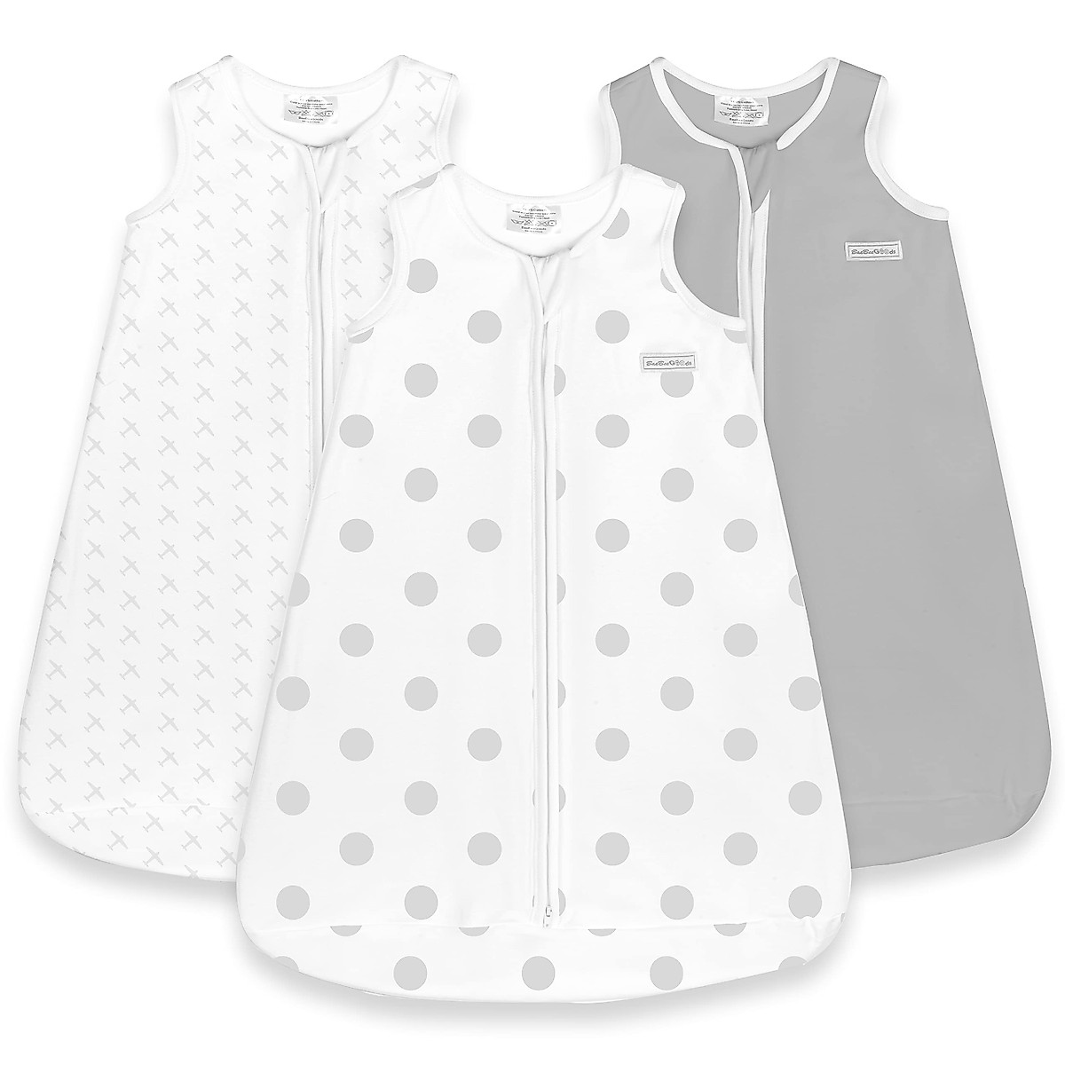 BaeBae Goods Sleep Bag Sack for Boys & Girls – Infant Sleeping Bags 12-18 Months – Pure Cotton Baby Wearable Blanket - Unisex Sleepers - Zip Up Baby Bag for Sleeping and Diaper Changing