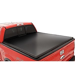 Lund Genesis Tri-Fold Soft Folding Truck Bed Tonneau Cover | 95073 | Fits 2009 - 2014 Ford F-150 6' 7" Bed (78.8")