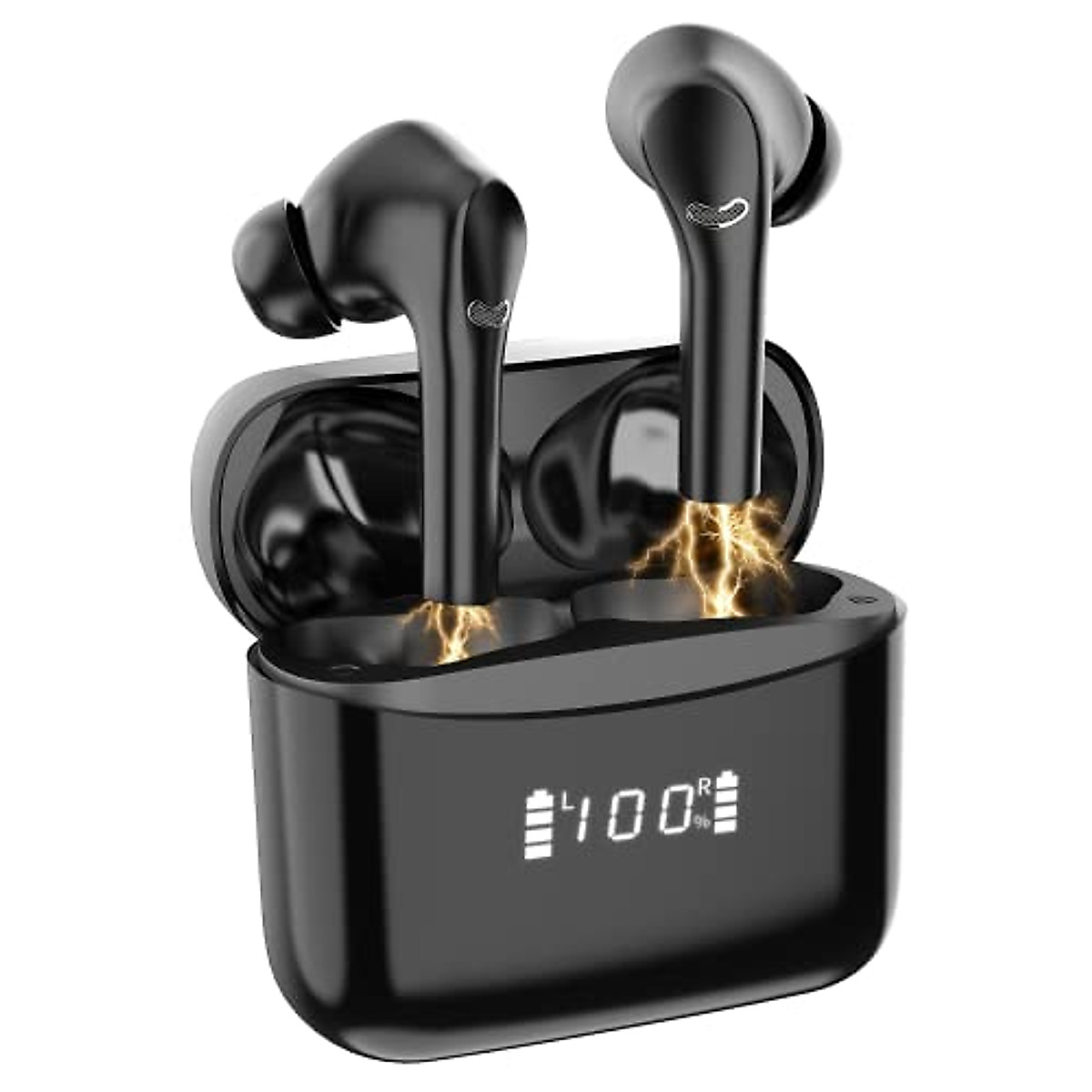Wireless Ear buds Bluetooth 5.3 in-Ear Earbuds Noise Cancelling 2023 NEW Wireless Headphones LED Power Display IPX6 Waterproof Stereo MINI Bluetooth Earphones with Microphone 36H Battery for Sports