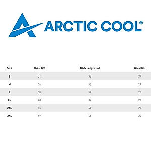 Arctic Cool Women's Tank Instant Cooling Moisture Wicking Performance UPF 50+ Tank Top | Lightweight Breathable Tank for Running, Workout, Exercise, Yoga, Fishing, Arctic White, XXL