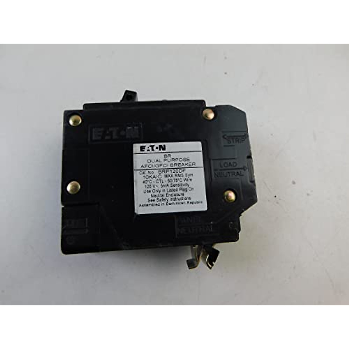 Eaton BRP120DF Br Dual Function Af/gf 1p 20a