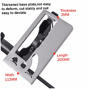 Havamoasa 1PC Angle Grinder Stand 45 Degree Adjustable Precise Cutting Stand for Angle Grinder Accessories Angle Grinding Fixed Holder with Guide Ruler for 100-125 Machine