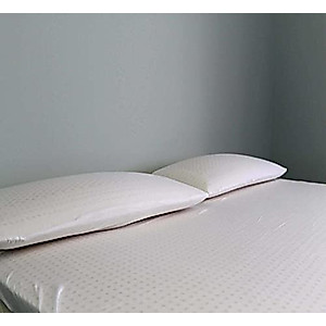 Latex Mattress Topper - 4 inch Organic Latex with Cover (Soft/Medium Flippable) (Twin)