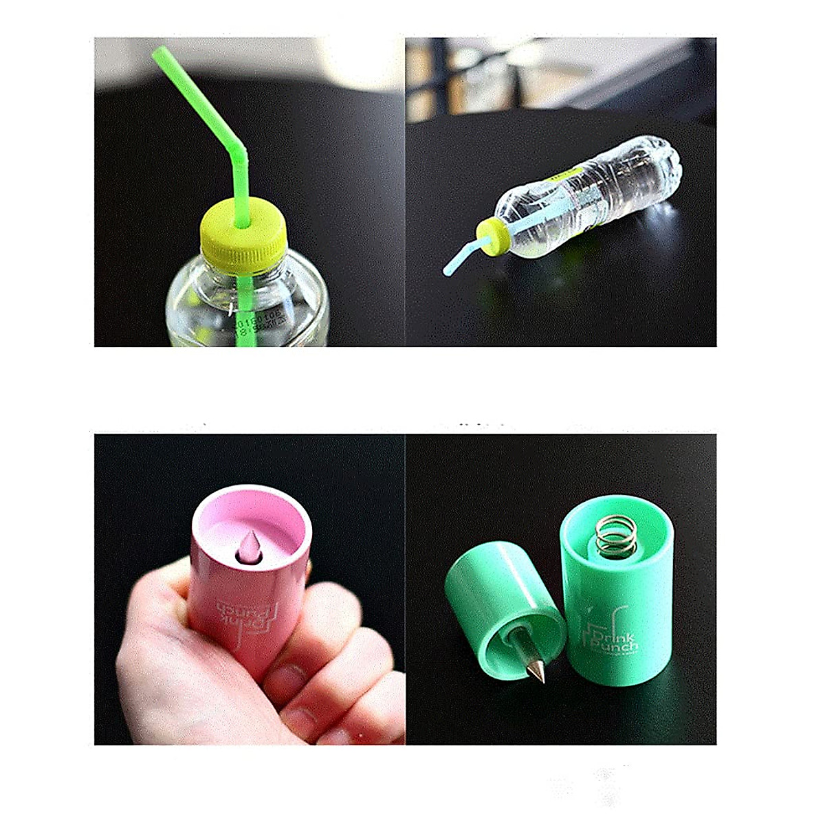 JKSM Drink Punch, Can Opener handheld for Beer,Use the beverage artifact that can punch holes in the caps of beverage bottles,Bottle Opener Multifunction Can Opener for Pop, Beer or Soda Cans.
