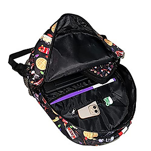 MAYJAI 3PCS Stranger Backpack Set, 16 Inch Casual Backpacks, Portable Large Capacity Breathable Personalized Backpack, Full Width HD Printing