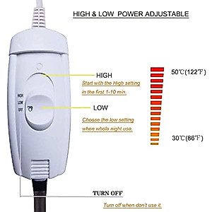 DEOMAN Pet Heating Pad for Dogs Heated cat Bed mat Indoor Electric Dog Heating pad cat Heating pad Chew Proof Cord,Large Size,Easy Clean
