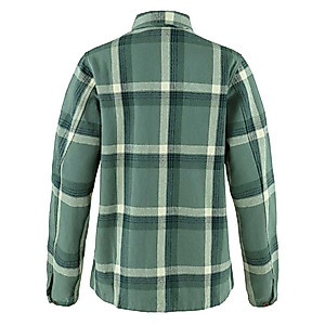 Fjallraven F86986614-679S Singi Flannel Overshirt W Patina Green-Deep Patina S