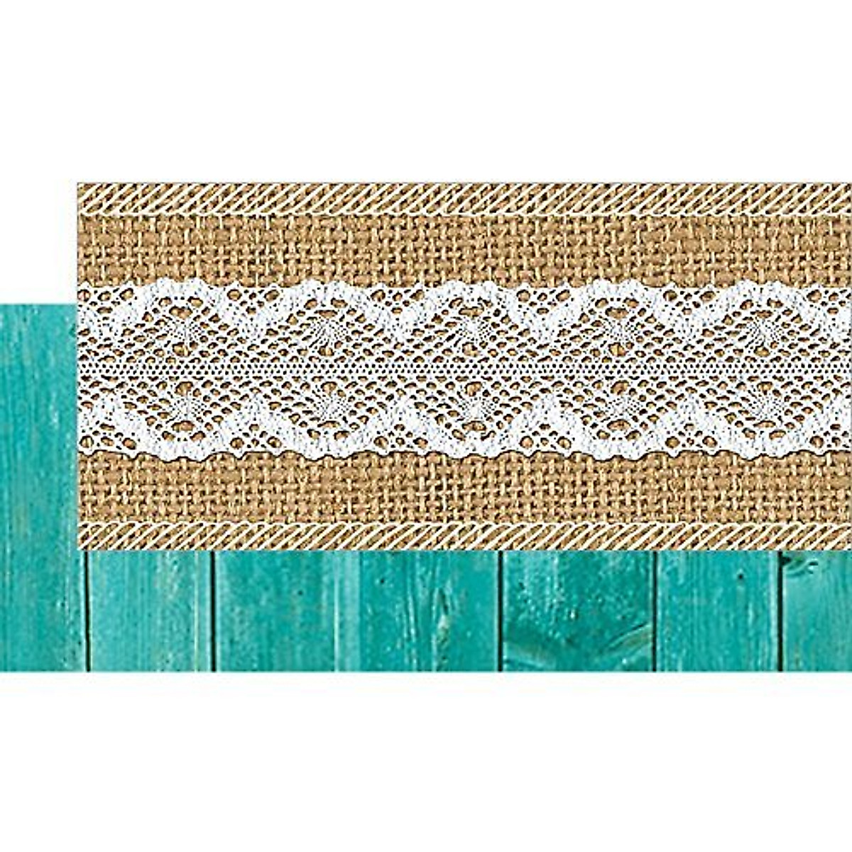Teacher Created Resources Shabby Chic Double-Sided Border (77169)